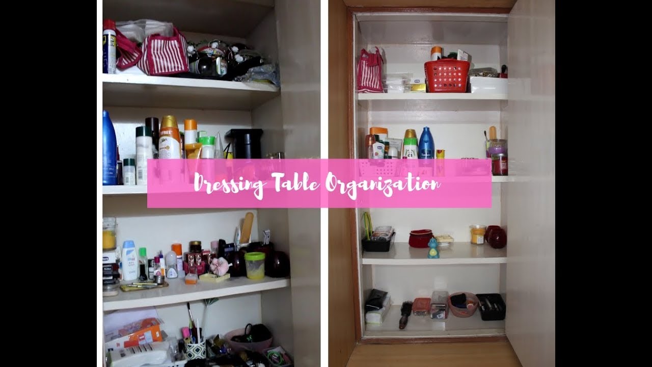 Dressing Table Cleaning And Organization | Easy Tips for Indian ...