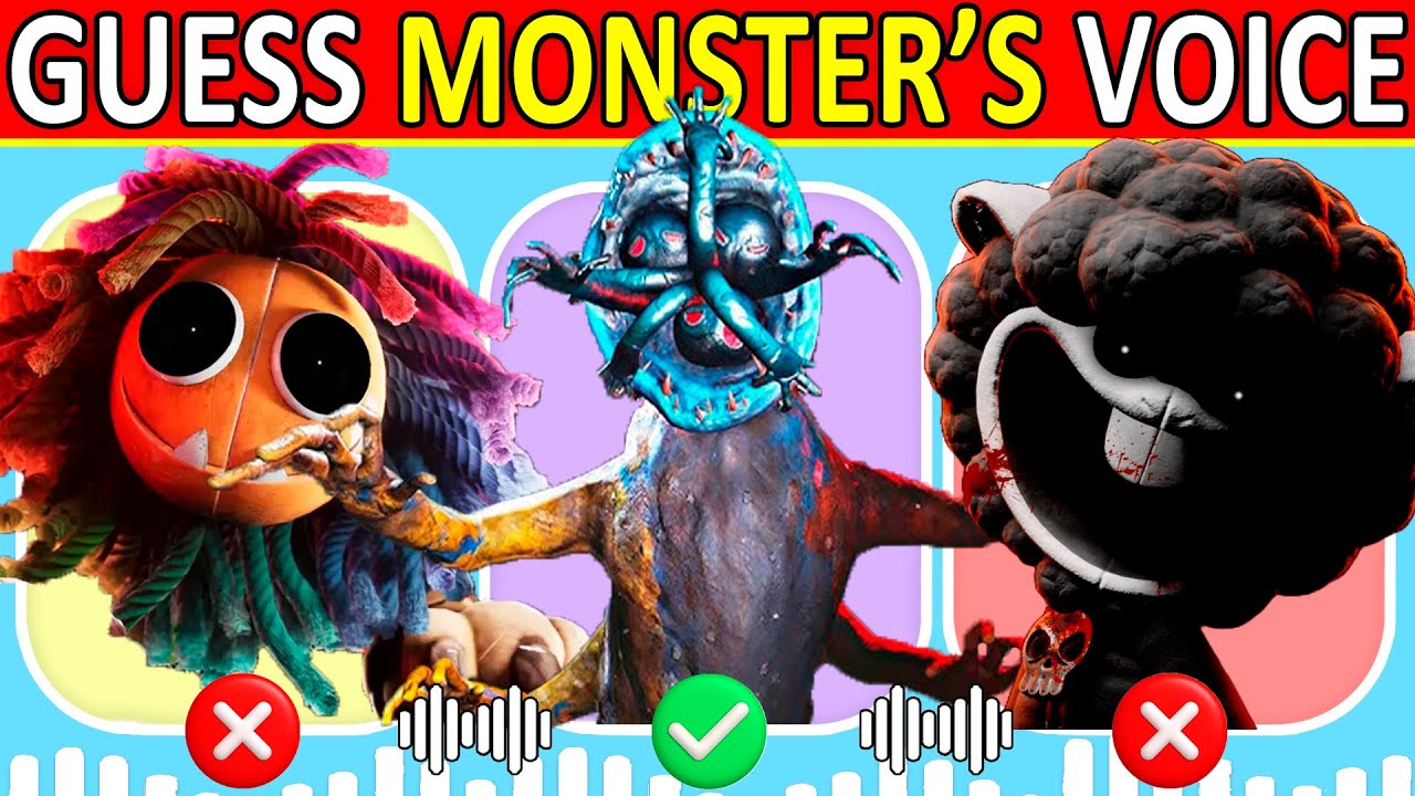 Guess The Poppy Playtime Chapter 4 Monsters By Their VOICE🔊| Evil Doey ...