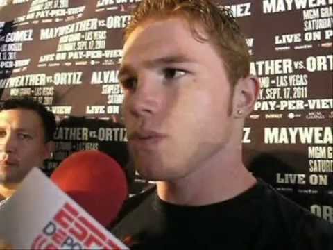 Saul "Canelo" Alvarez Interview Before Fight With Alfonso Gomez - YouTube