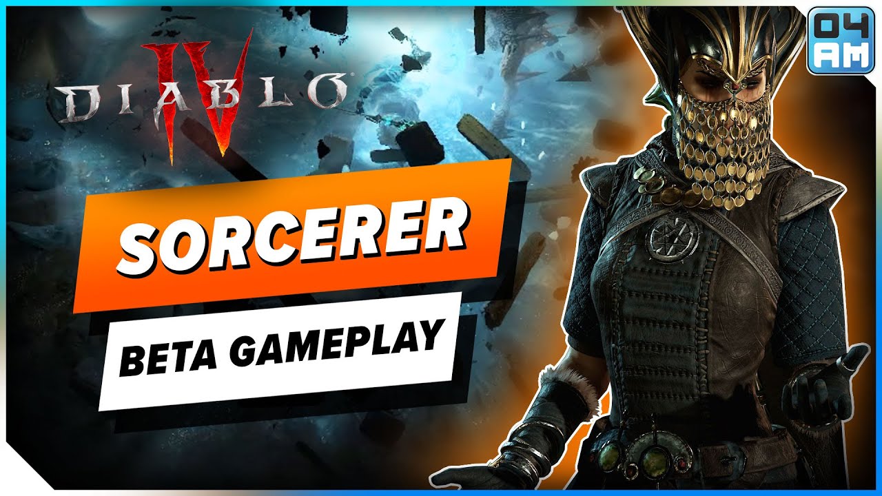 Diablo 4 Max Lv Lightning Sorcerer Beta Gameplay - Dungeons, Boss ...