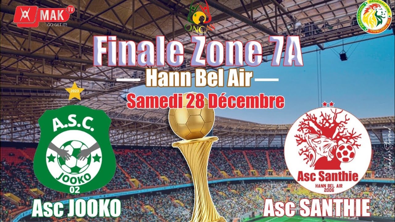 Finale Zone 7A Hann Bel Air Asc jooko vs Asc Santhie - YouTube