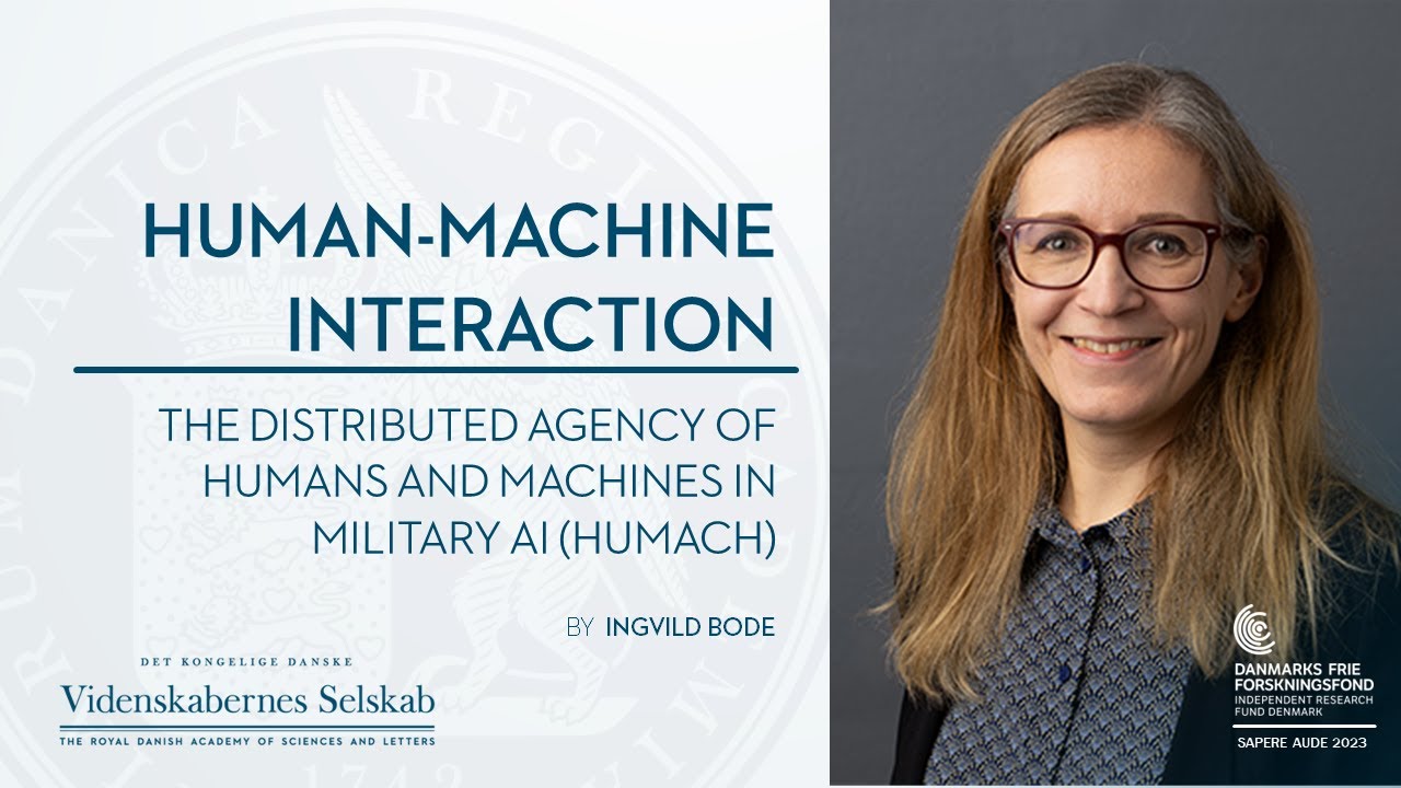 Ingvild Bode - Human-machine interaction | Sapere Aude 2023 - YouTube