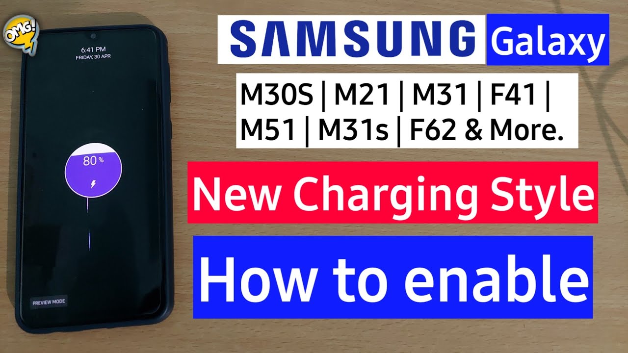 Samsung Galaxy M Series - New Charging Styles Effects | How to enable ...
