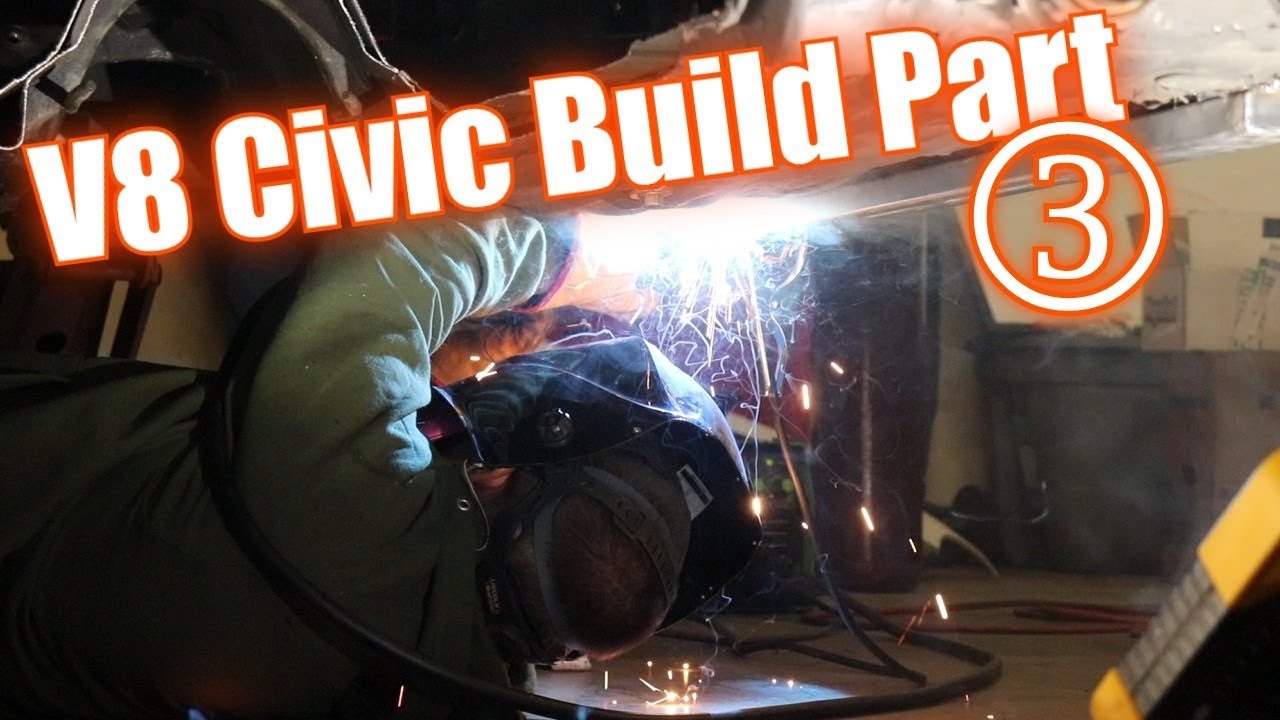RWD V8 Civic Build Part 3 - YouTube