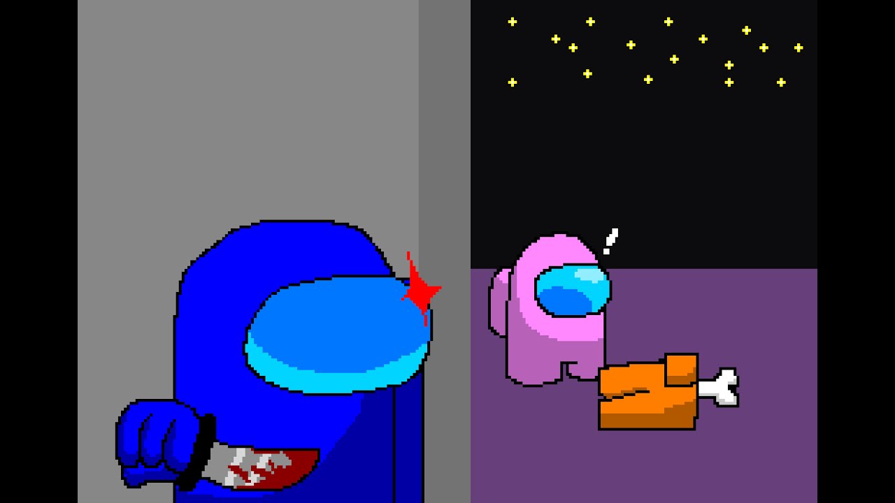 Blue plays AMONG US (Part 1) - YouTube