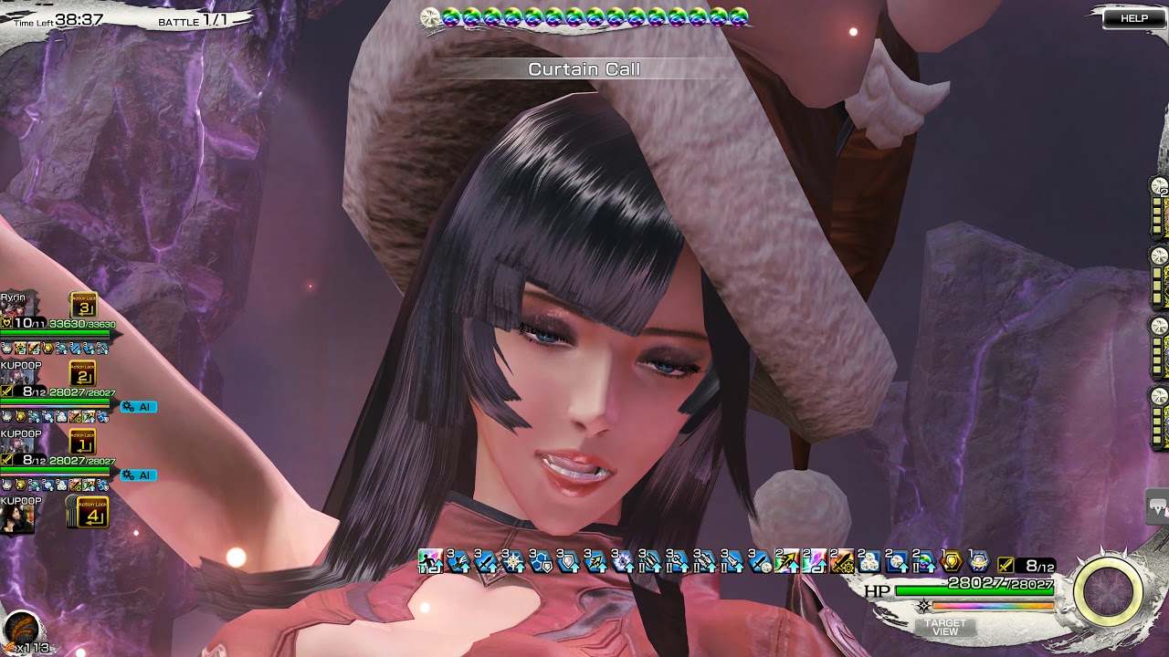 Mobius Final Fantasy Multiplayer Extreme Anima X (2 AIs) - YouTube