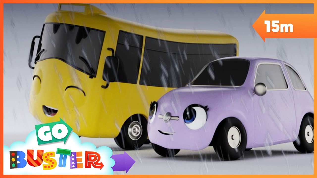 Buster And The Storm | Go Gecko's Garage! | Go Buster | Kids Cartoons ...