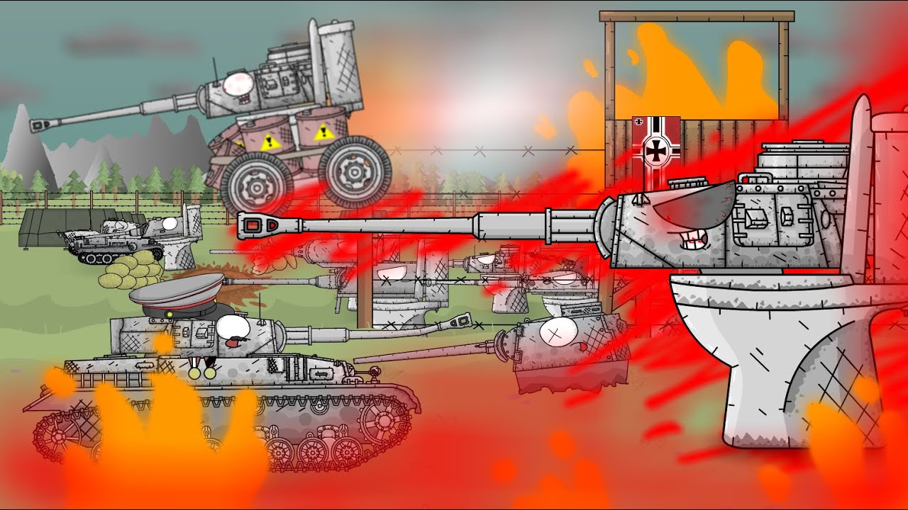 "I'm the destroyer of life" - (skibidi tank) - Cartoons about tanks ...