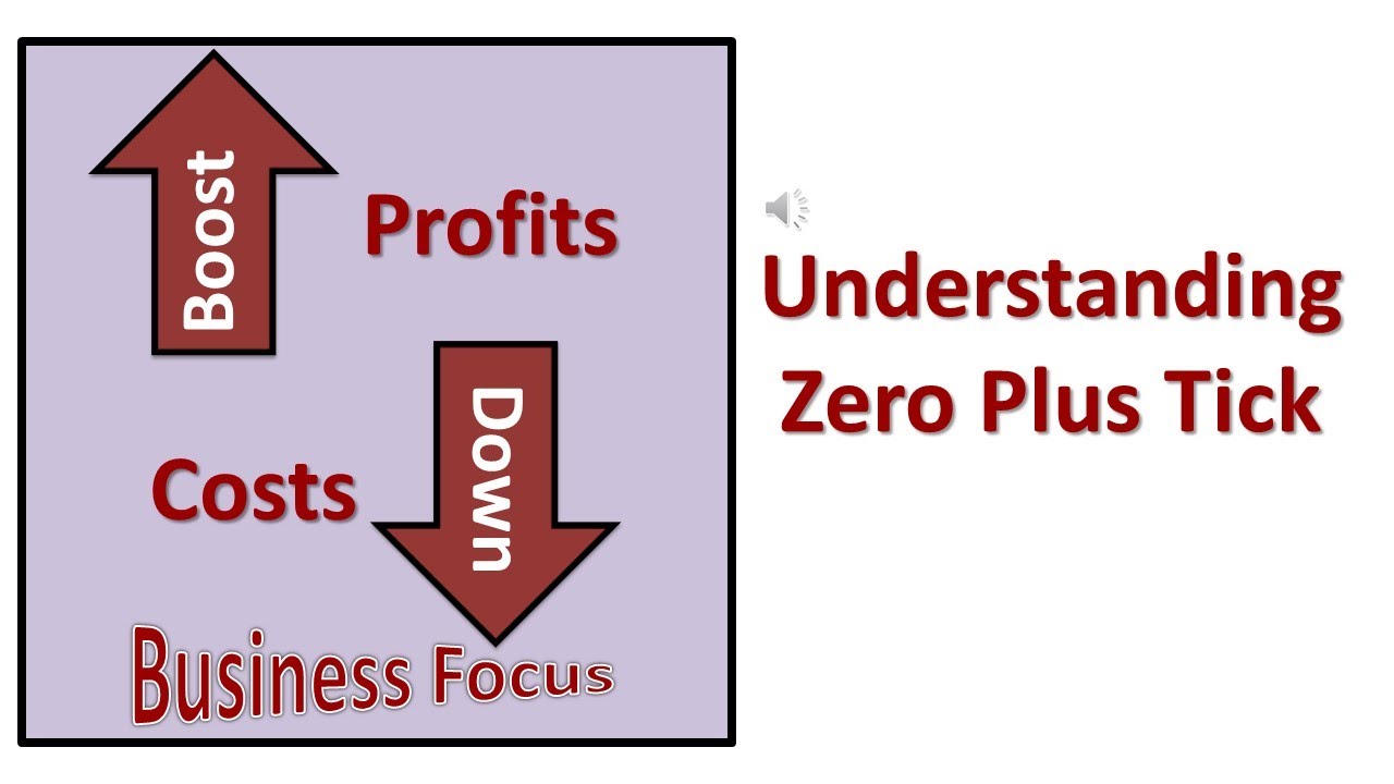 Understanding Zero Plus Tick - YouTube