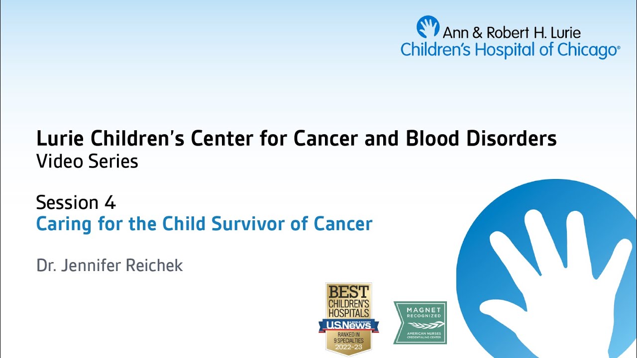 Caring for the Child Survivor of Cancer: Dr. Jennifer Reichek - - YouTube