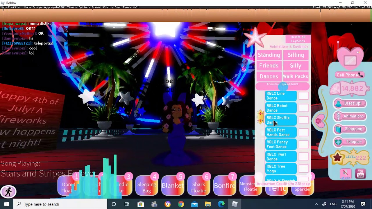 dancing in royale high - YouTube