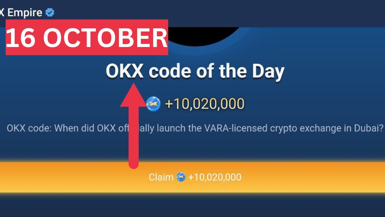 OKX Code Of The Day X Empire 16 October | X Empire Okx Code Of The Day | OKX Of The Day Musk ...