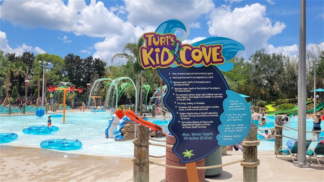 NEW Play Area Opens At Aquatica! | Turi's Kid Cove - Official Tour, POV ...