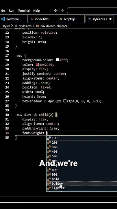 Impactful Text With Css Font Weight Beginner Html And Css Tutorial Youtube