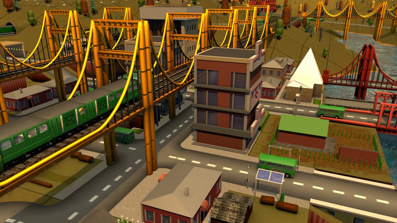 3D OpenTTD - Animation 2 (Part 2 of 5) (HD) - YouTube