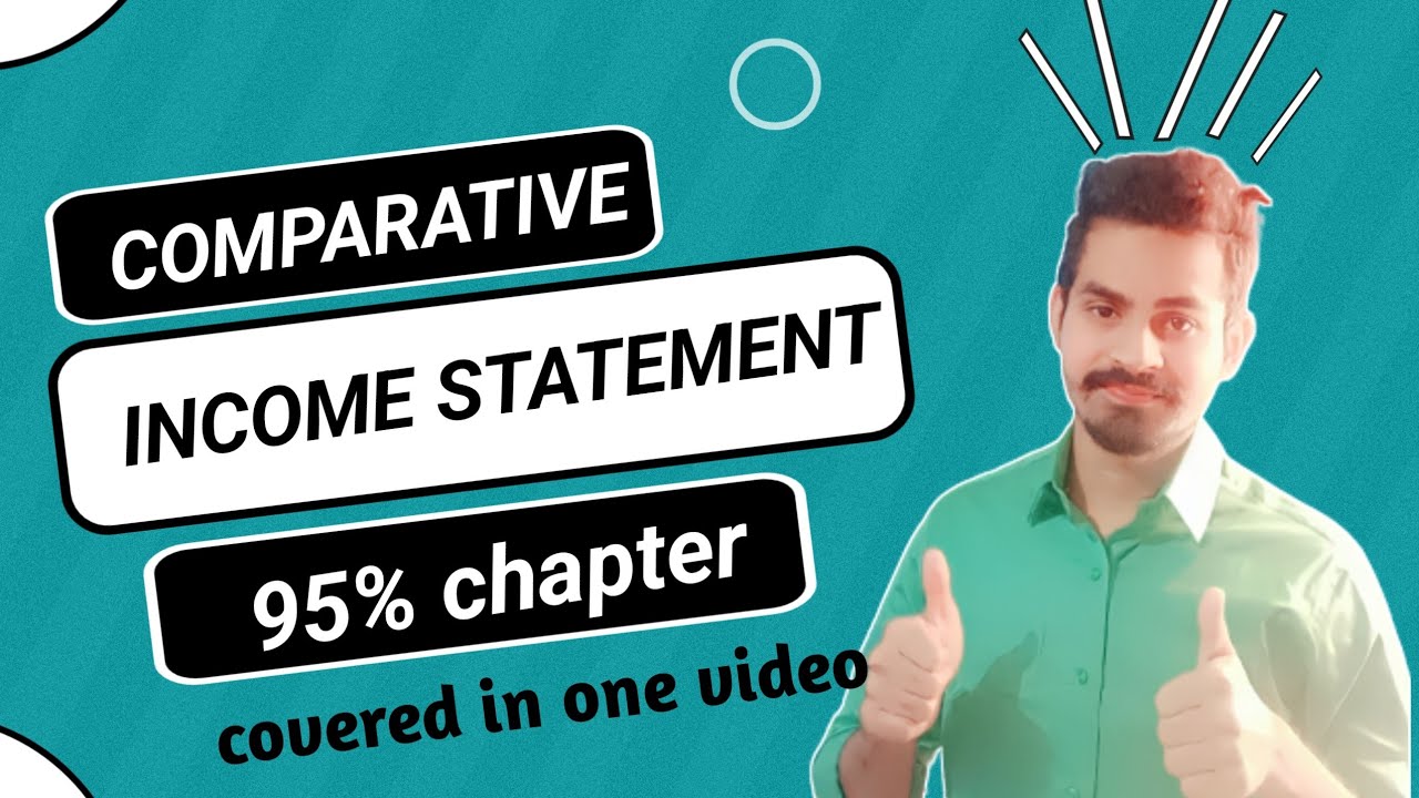 comparative income statement class 12 | common size statement | easy ...