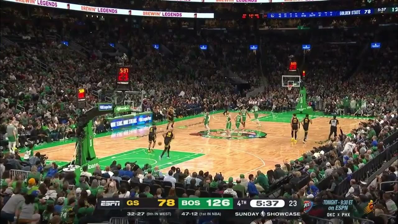 The Celtics fans with 'The Wave' in the TD Garden - YouTube