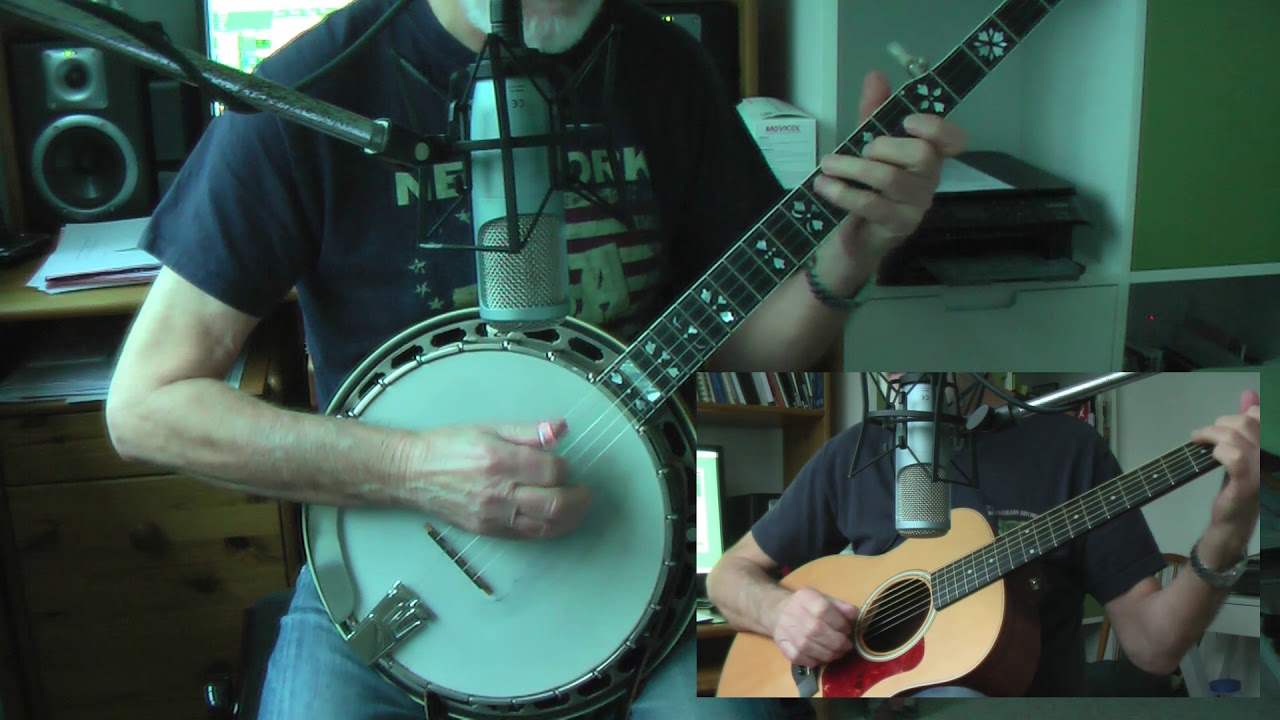 J. S. Bach Invention #13 in Am for Banjo and guitar - YouTube