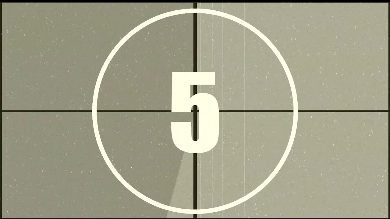 Classic Clock Countdown - Free Stock Footage - YouTube