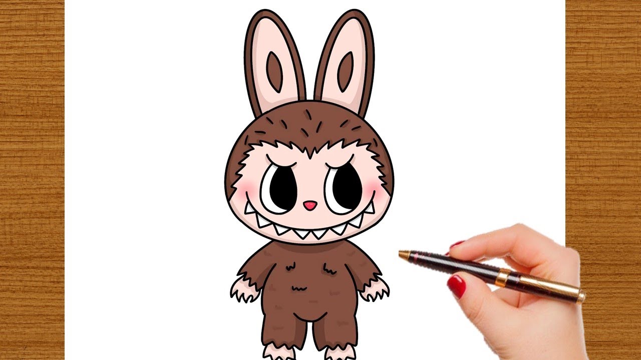 Adorable Labubu! 🎨 Draw the cutest monster from Pop Mart! - YouTube