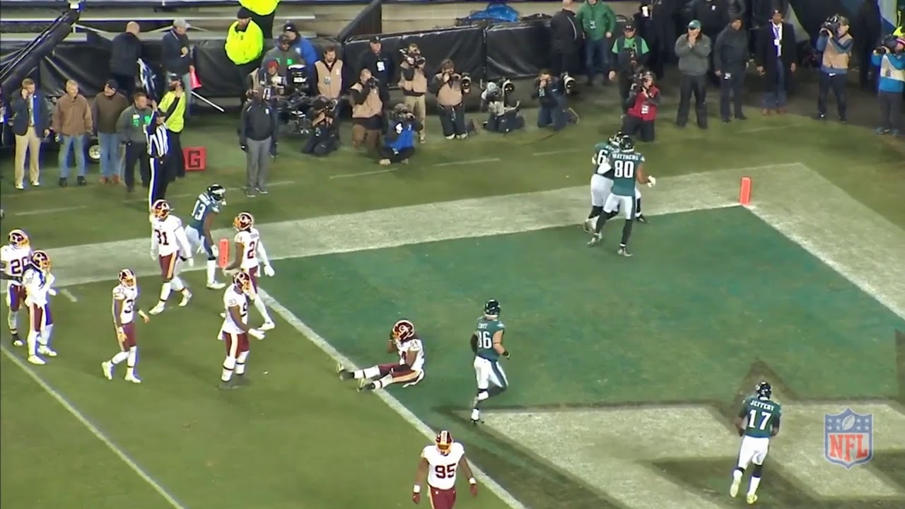 Jason Kelce block on Sproles 14 yard TD - YouTube