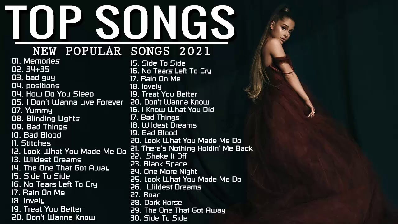 New Pop Songs Playlist 2021 💠 TOP 40 Songs of 2021 (Best Hit Music ...