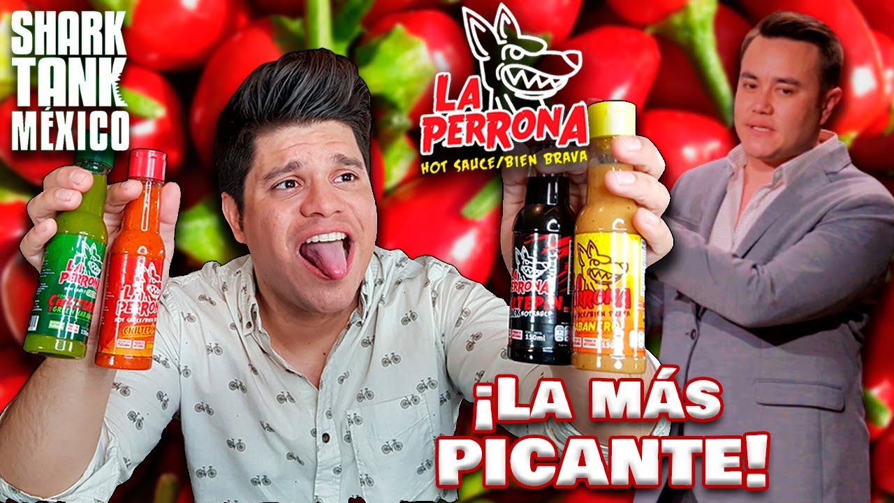 Probé la salsa más PERRONA de Shark Tank │ SALSA LA PERRONA - YouTube