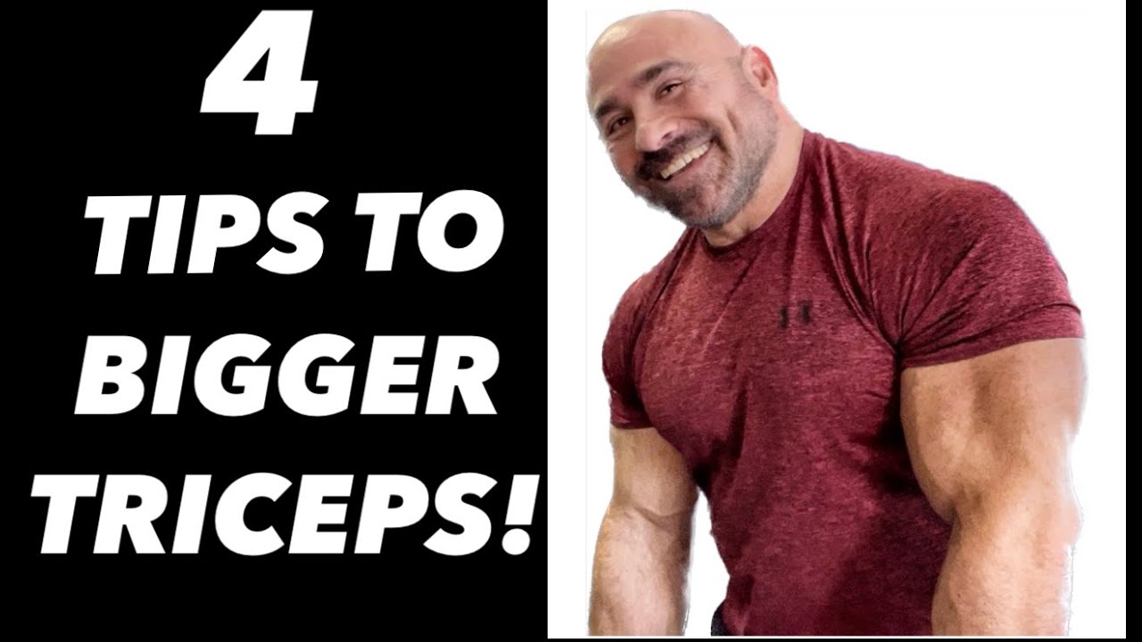 4 Tips to Bigger Triceps - YouTube