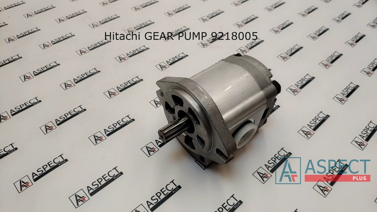 Насос шестеренчатый Hitachi GEAR PUMP 9218005 - YouTube