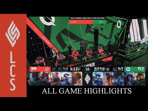 LCS | Spring 2023 W3D2 Highlights ALL GAMES 100 vs FLY, TSM vs CLG, EG vs C9, DIG vs TL, GG vs ...