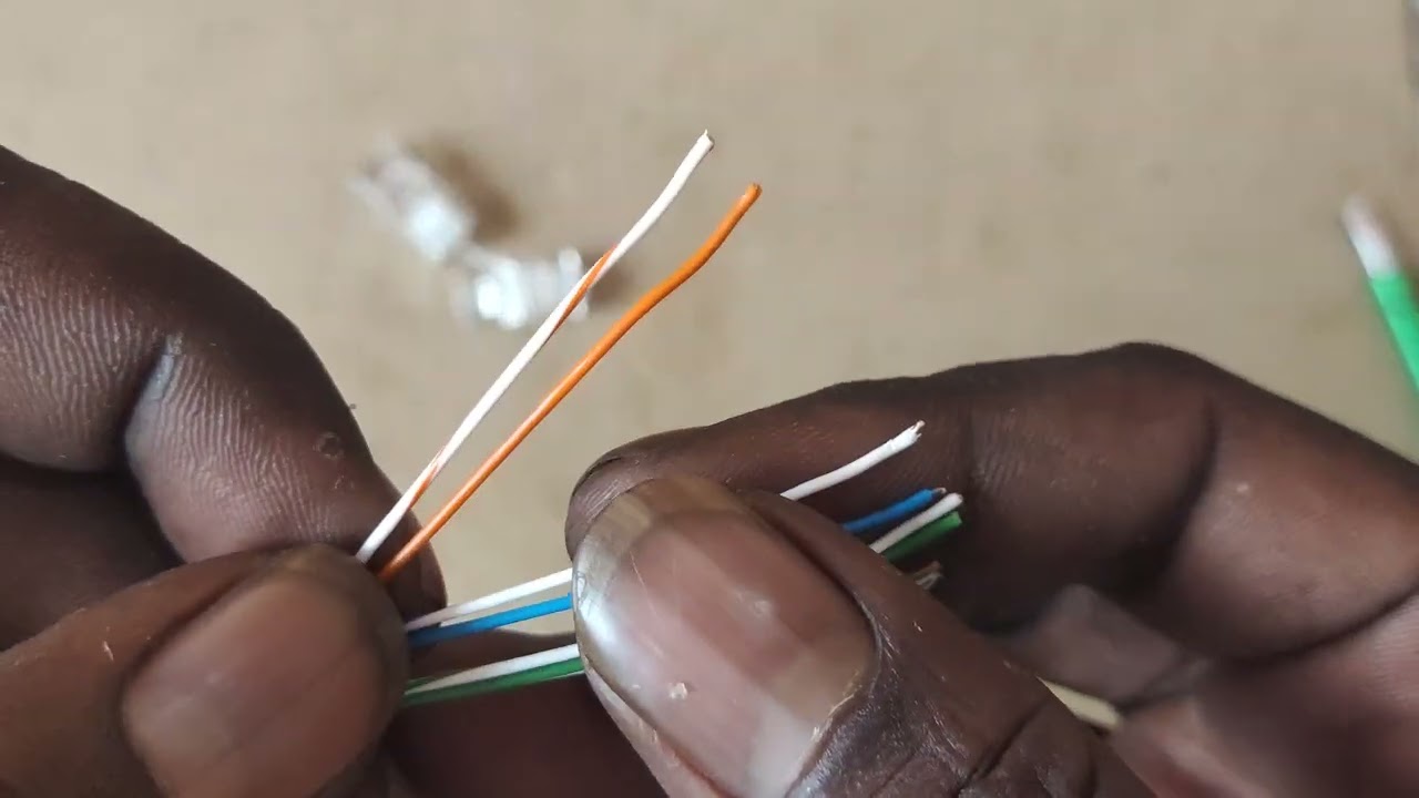 RJ45 CLIP MAKING, RJ45 KAISE BANATE HAIN, - YouTube