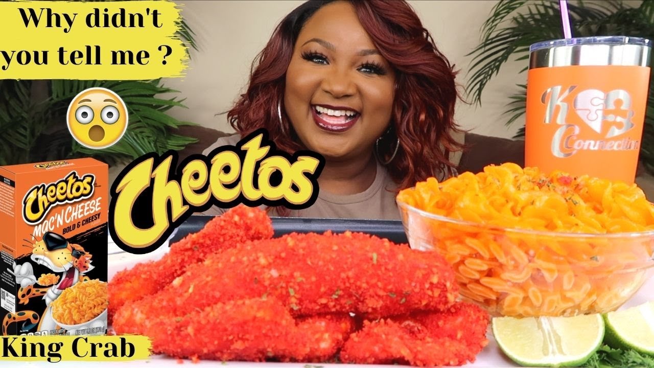 HOT CHEETOS KING CRAB + CHEETOS MAC N' CHEESE | SEAFOOD MUKBANG 먹방쇼 ...