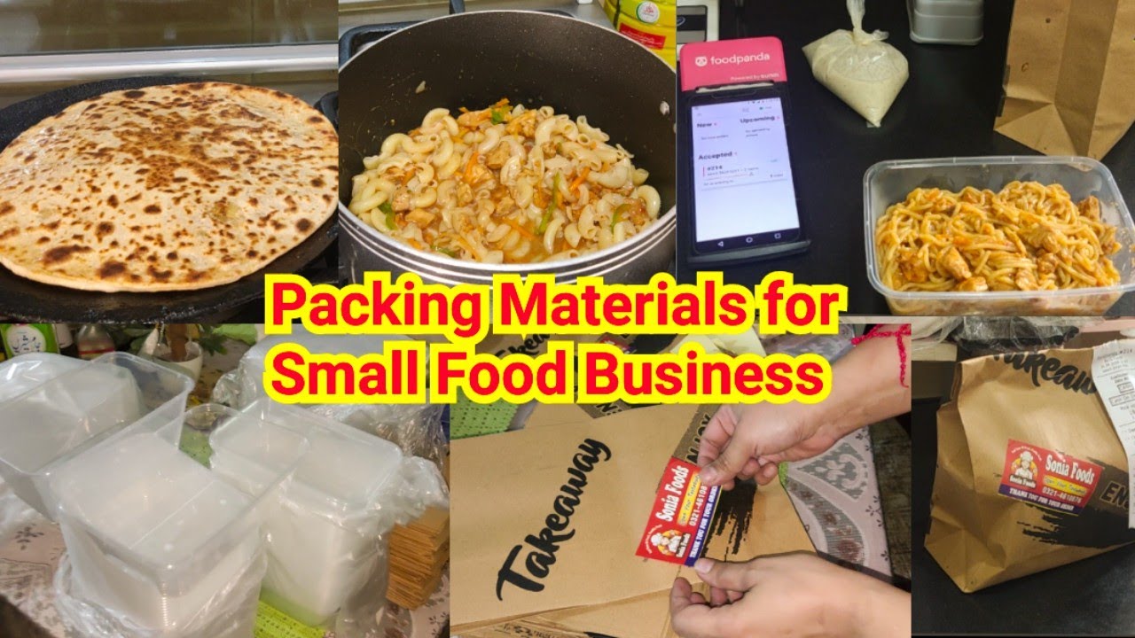 Food Business ke lye Packing Material| How I prepare Foodpanda Orders ...
