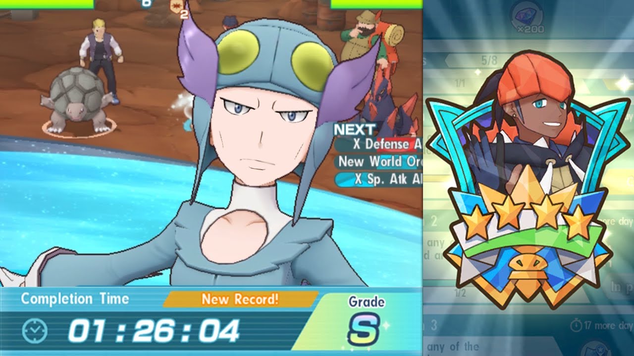 Sub 1:30 Cyrus & Palkia Eternal Rivals Time Trial | Pokémon Masters EX ...