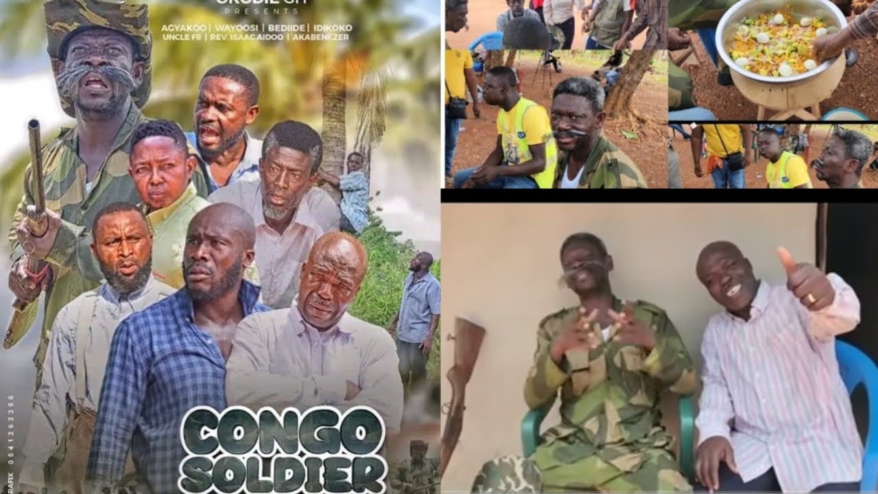 Watch Agyakoo's new movie Congo Soldier featuring Akabenezer, Wayosi ...
