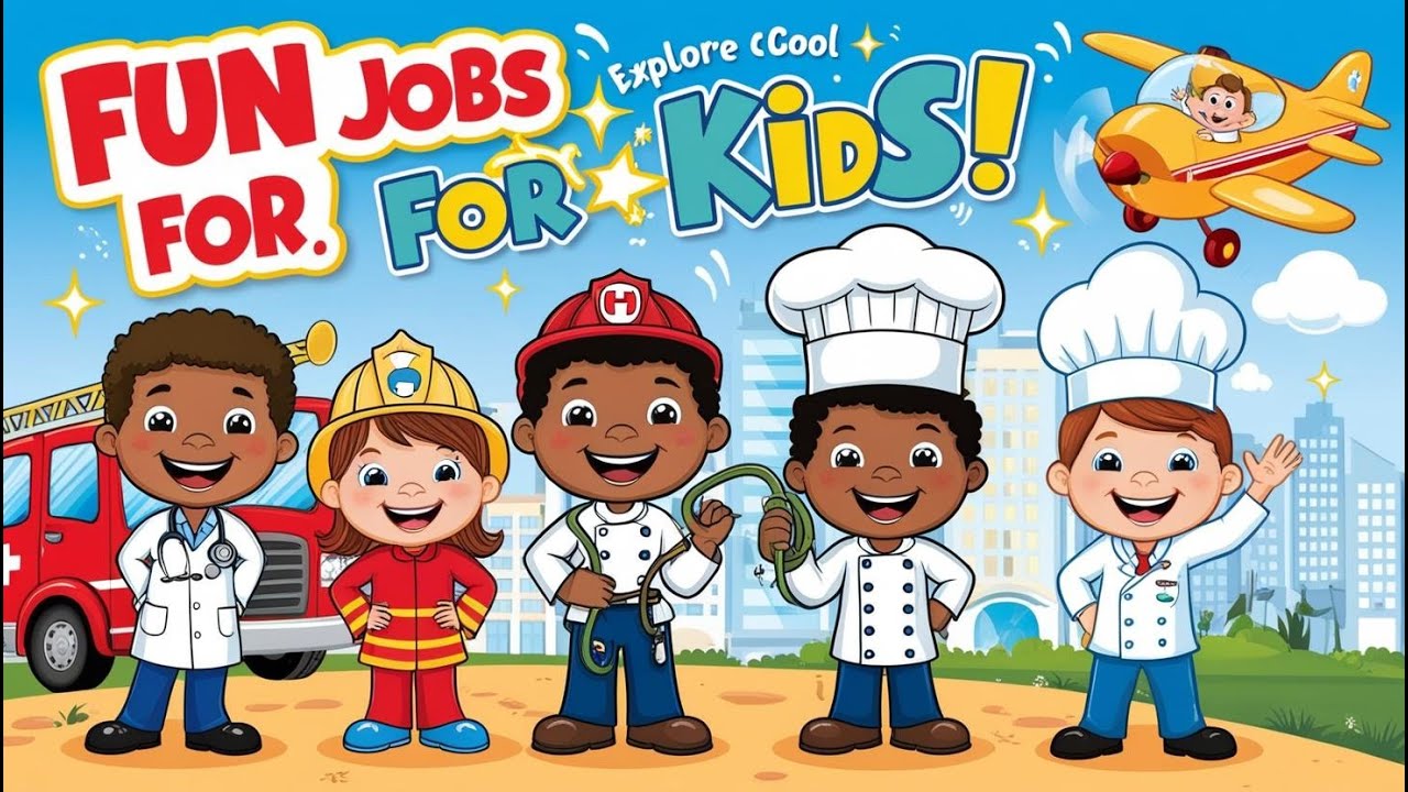 🚀 Fun Jobs for Kids! | Exploring Cool Careers with Toddlers ...