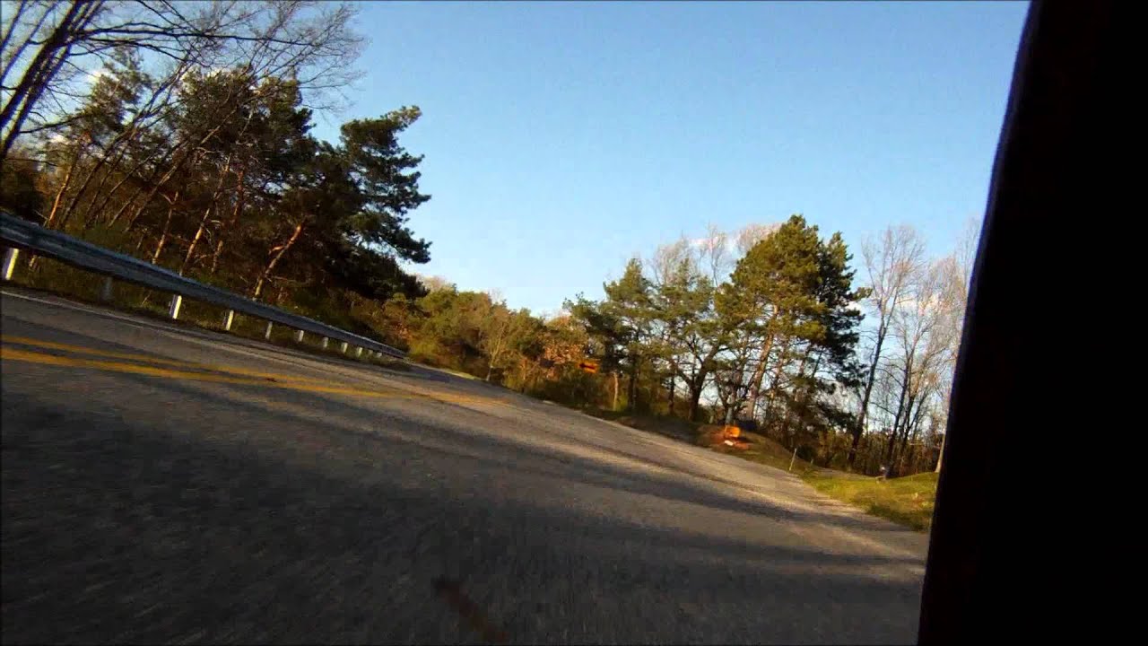 Short supermoto ride low front view - YouTube