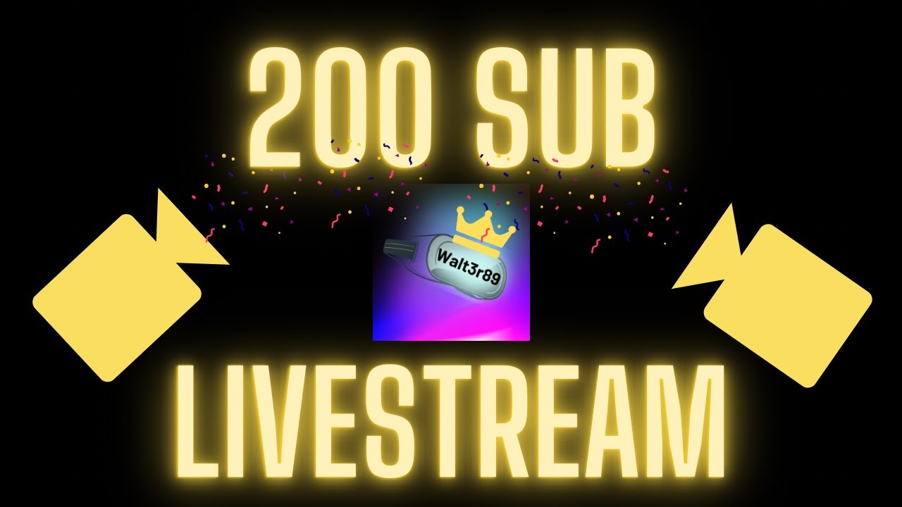 200 Sub Live Reaction Stream - YouTube