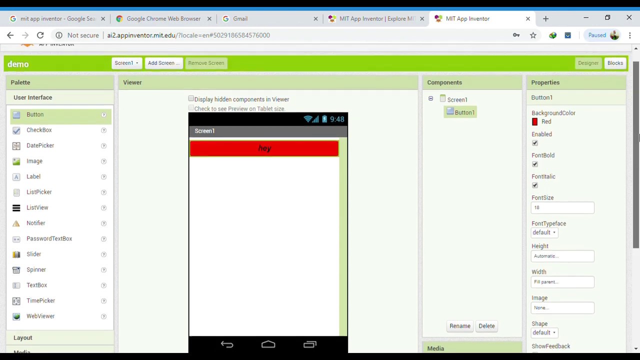 Mit App Inventor Tutorial Introduction And Create Mag