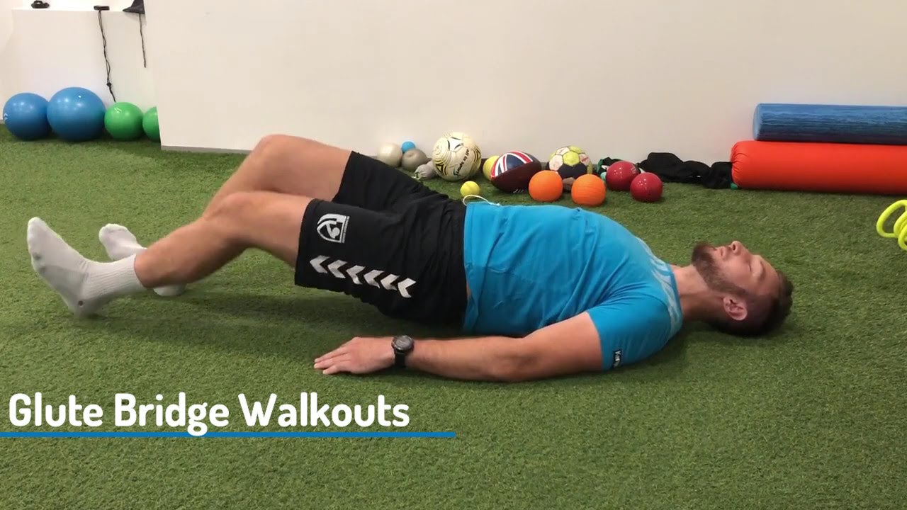 BW Glute Bridge Walkouts - YouTube