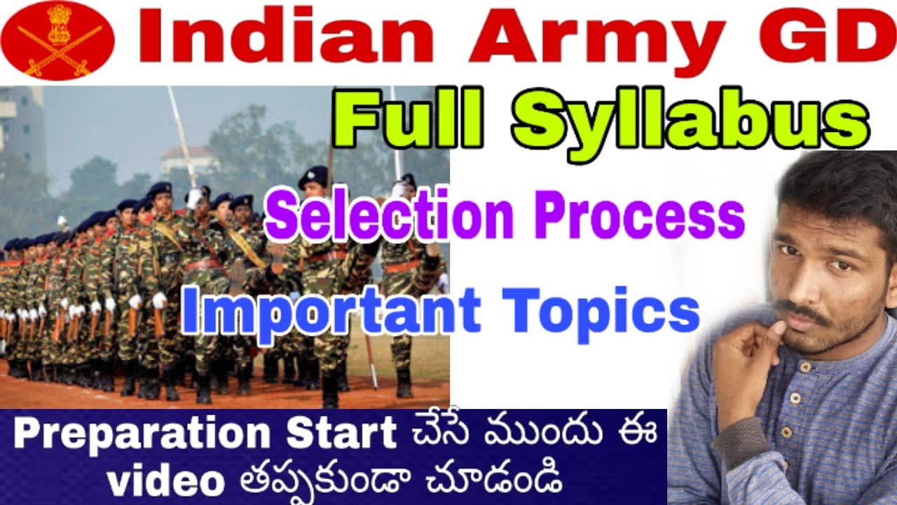 Army GD New Syllabus 2019 in telugu||Syallabus for Army GD 2019-2020 in ...