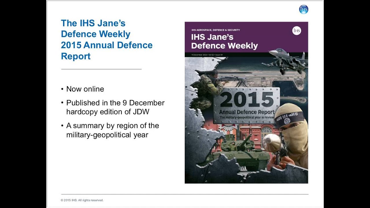 [EXTRACT] IHS Jane's Defence Weekly 2015 Annual Defence Report - YouTube