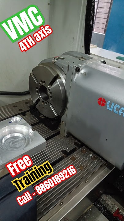 VMC 4th axis programming - VMC 4th axis machine programming by Sigma youth engineers #sigma ...