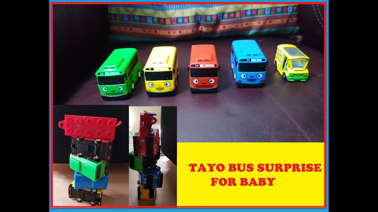 Tayo Bus Tiny Bus Little baby Bus surprise Gift for Baby, song - YouTube