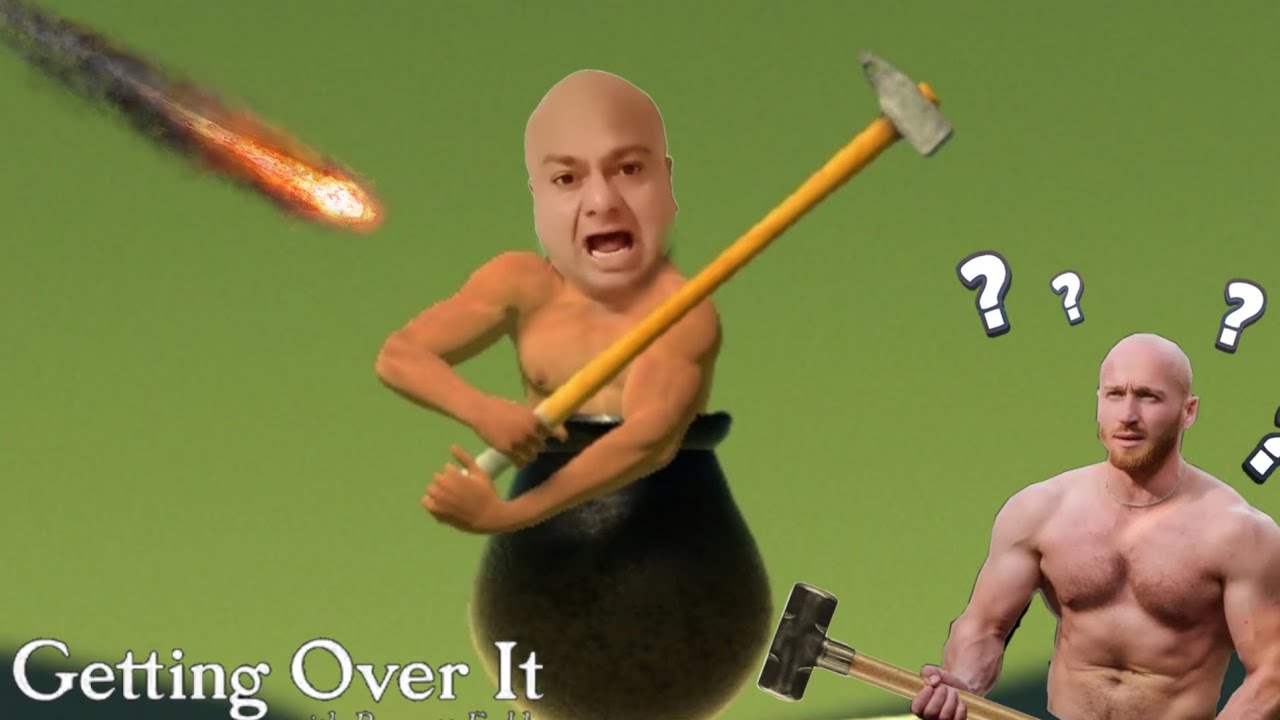 Getting over it Full and Funny Game play - YouTube