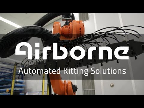 Automated Kitting Solutions for composite by Airborne - YouTube