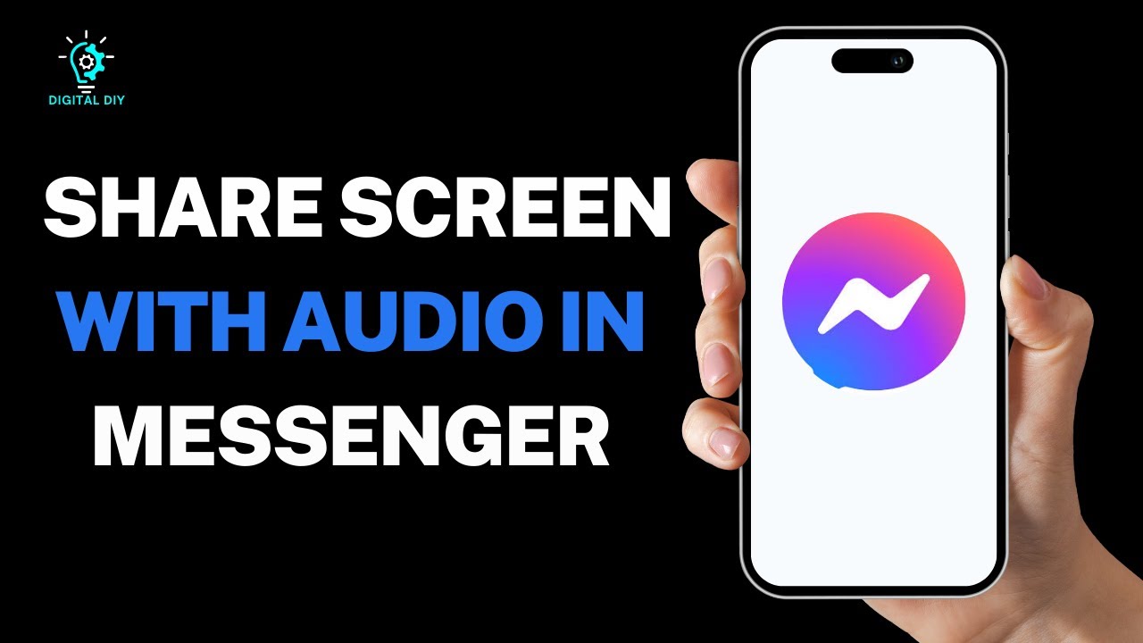 How to Share Screen With Audio in Messenger - YouTube
