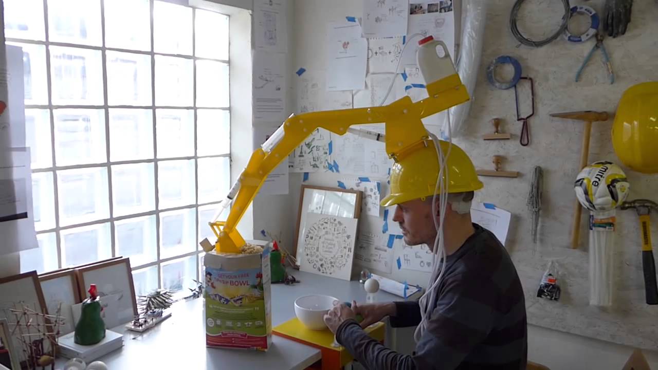Cereal Serving Crane Head Device - YouTube