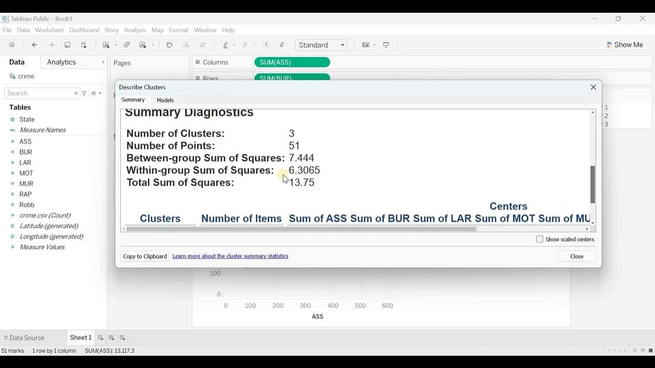 Cluster Analysis Tableau - YouTube