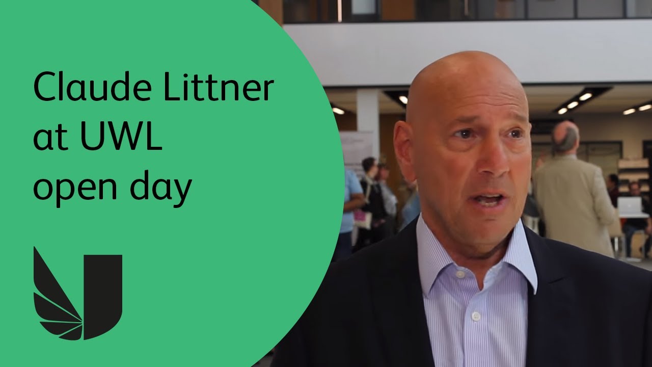 Claude Littner at the University of West London open day - YouTube